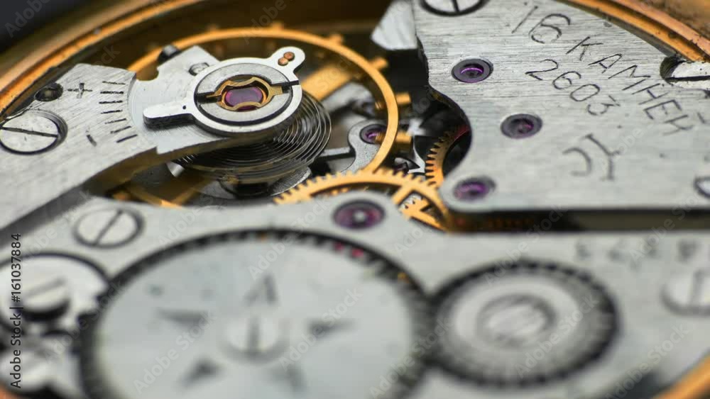 Watch Mechanism / Clockwork / Time Keeping. Oscillating movement of an ...