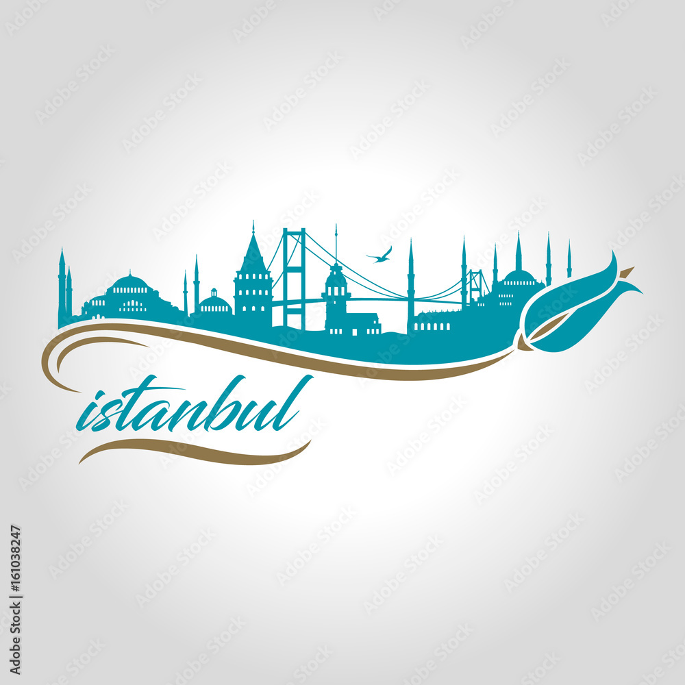 istanbul logo, icon and symbol vector illustration Stock Vector | Adobe ...