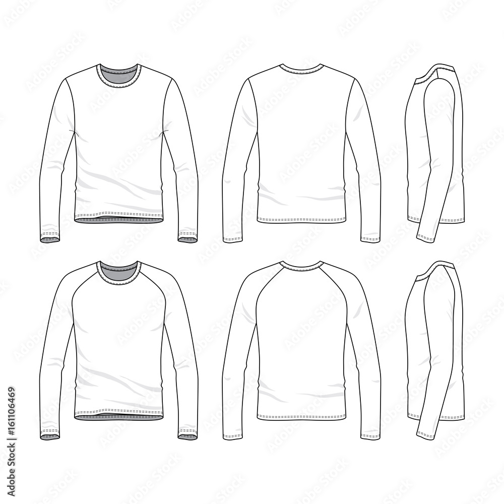 Blank Fashion Sketch Templates Front And Back