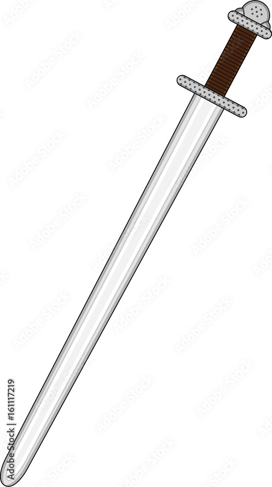 Cartoon Sword Stock Vector | Adobe Stock