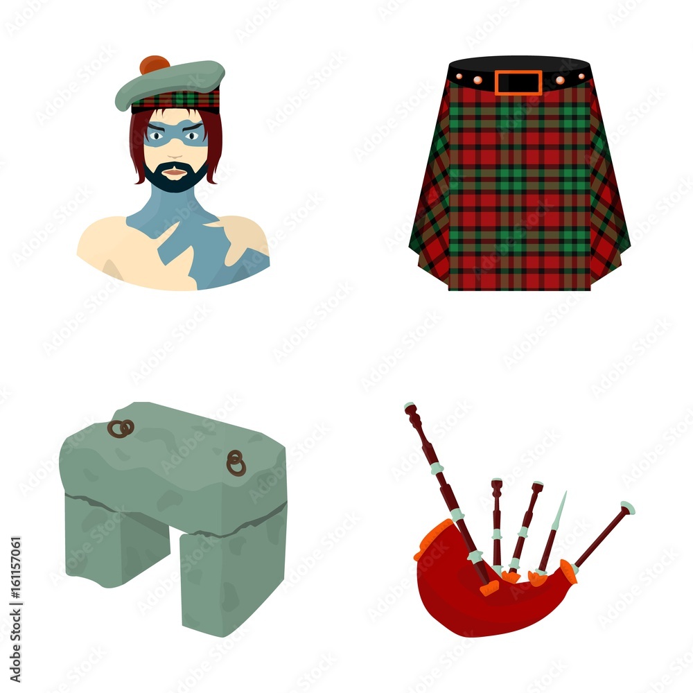 Highlander, Scottish Viking, tartan, kilt, scottish skirt, scone stone ...