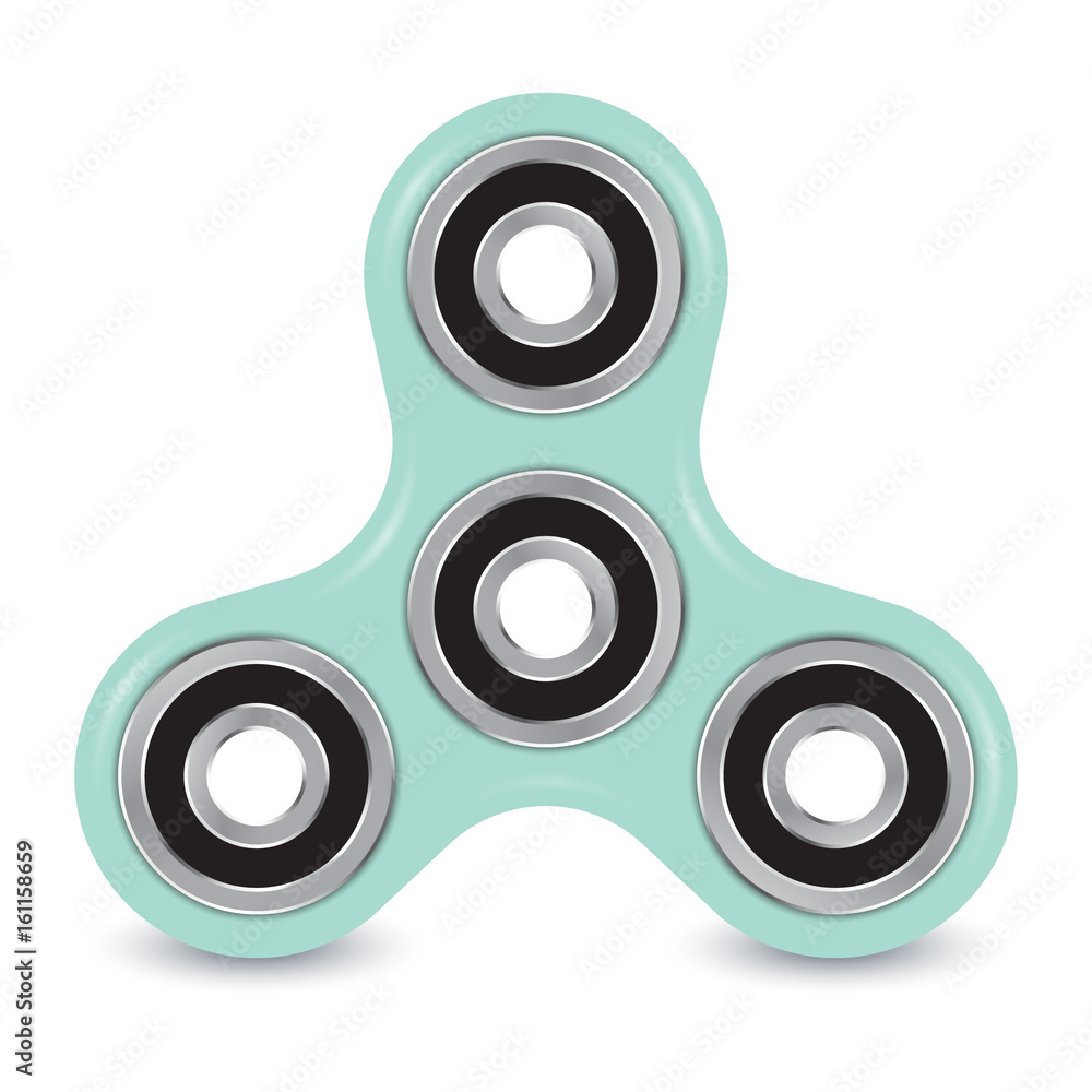 Realistic image of Fidget Spinner. Vector illustration. Stock Vector ...