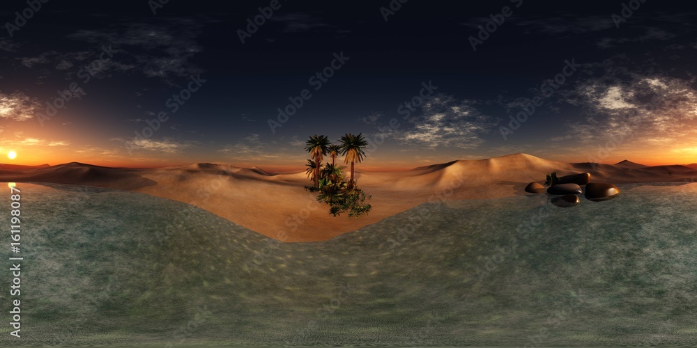 Environment map. HDRI map. Equirectangular projection. Spherical ...