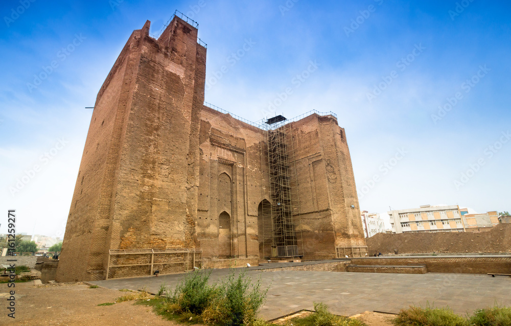 Arg of Tabriz, is the remnants of a big unfinished 14th-century ...