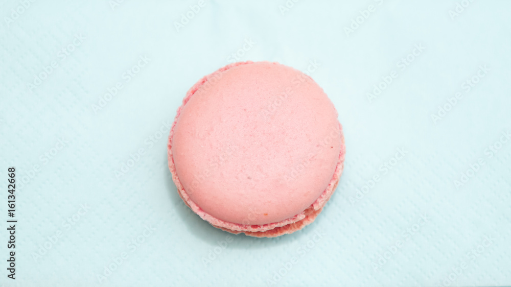 Pink macaroon Stock Photo | Adobe Stock