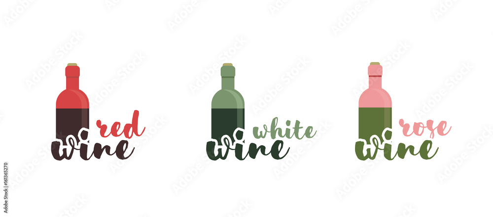 Wine text typography calligraphic text Stock Vector | Adobe Stock