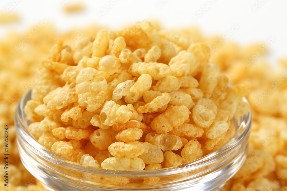Crispy rice breakfast cereal Stock Photo | Adobe Stock