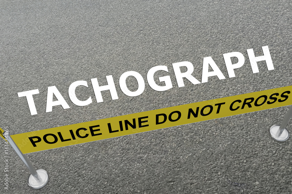 Tachograph - speed recording concept Stock Illustration | Adobe Stock