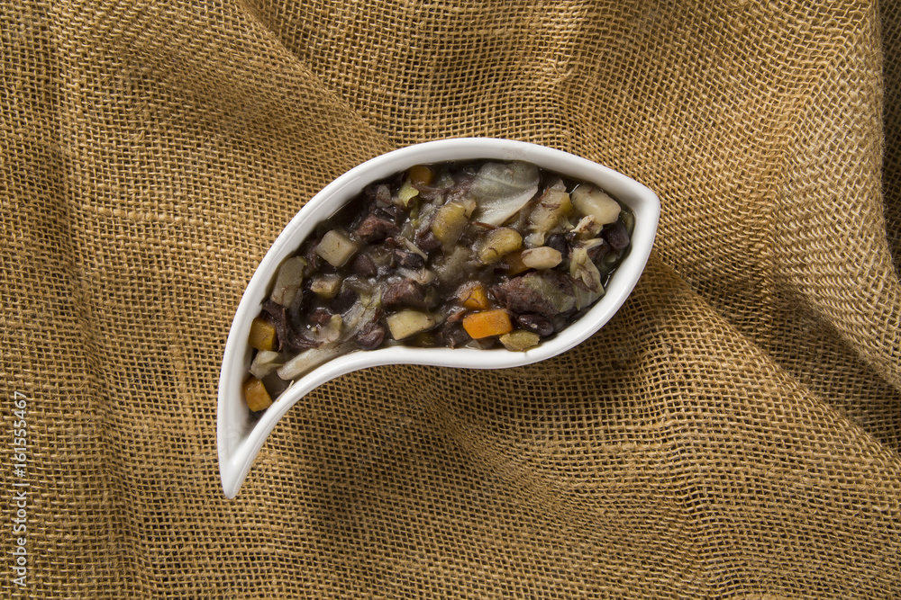 Brazilian traditional food called feijao de capataz. Stock Photo ...