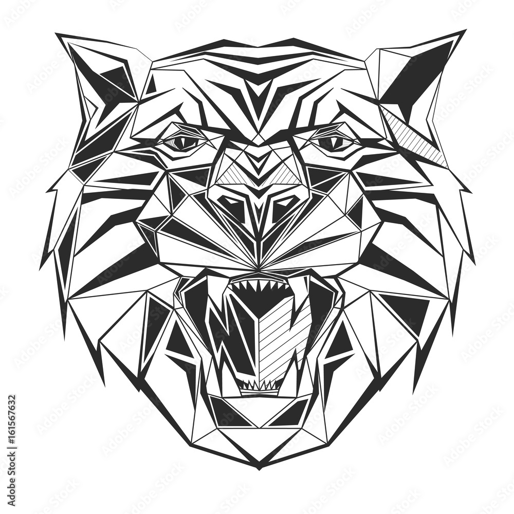 Tumblr Triangle Tiger