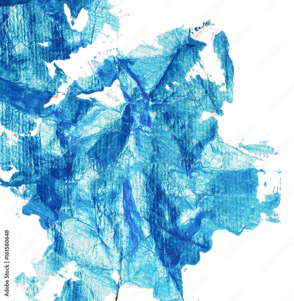 Stain of blue paint Stock Photo | Adobe Stock