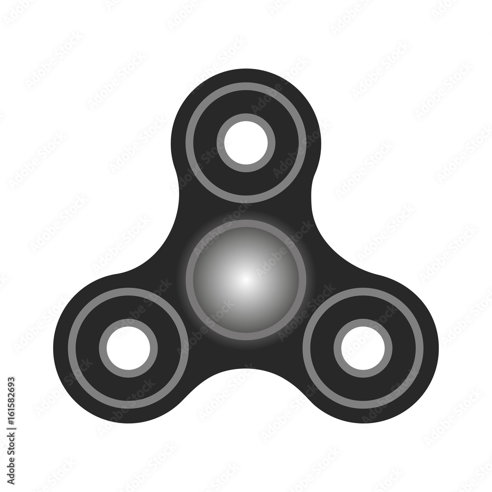 vector of Finger spinner,flat design Stock Vector | Adobe Stock