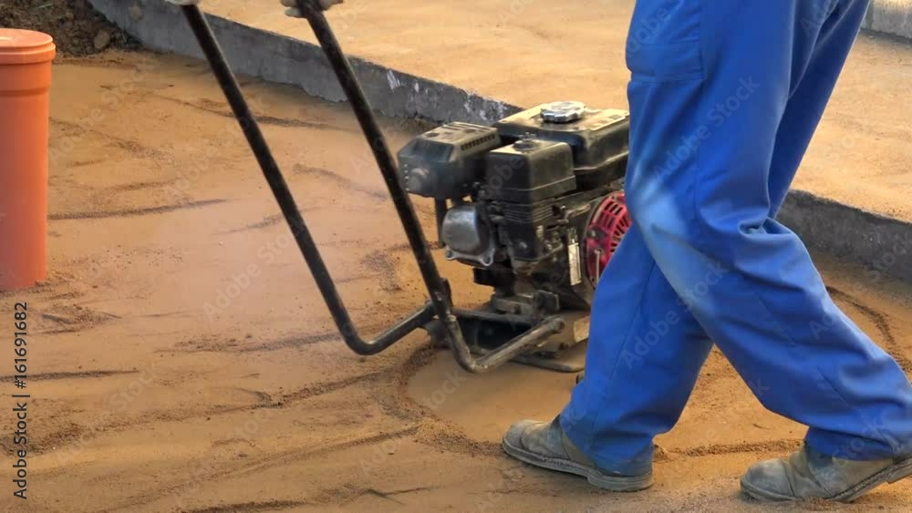 Ramming mechanism for sand and soil, manual compaction iron of earth ...