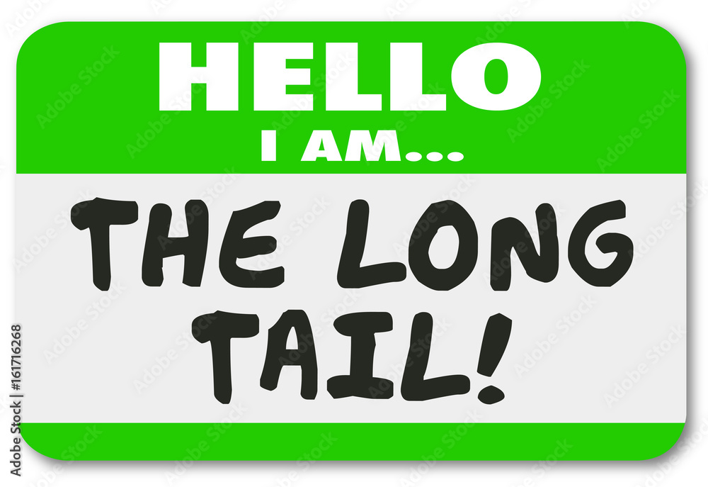 The Long Tail Name Tag Sticker Lasting Long Running Results ...