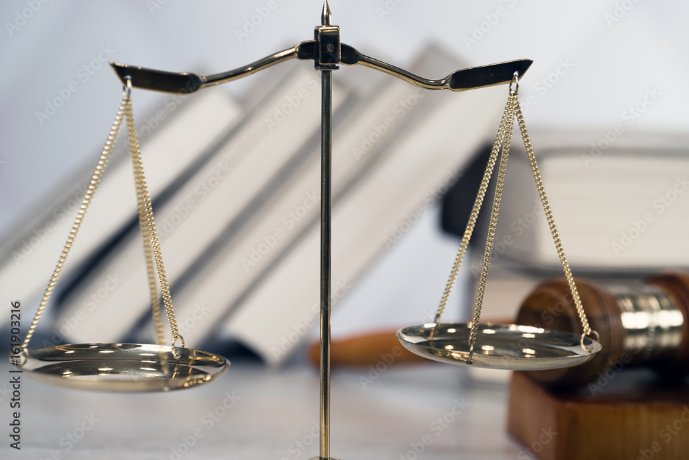 Law Composition on bright background Stock Photo | Adobe Stock