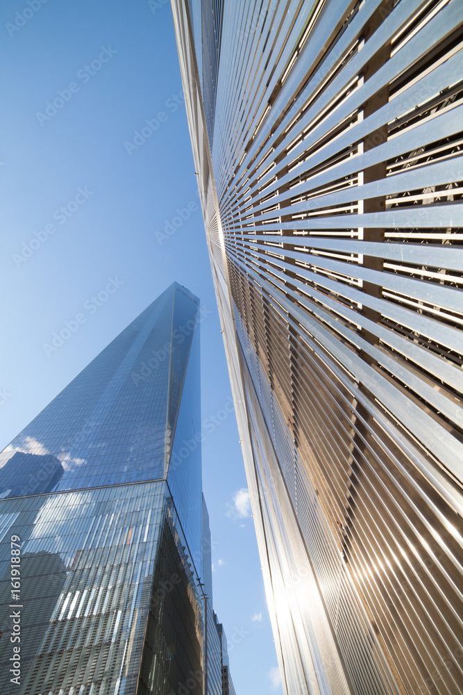Freedom Tower / One World Trade Center and surrounding buildings Stock ...