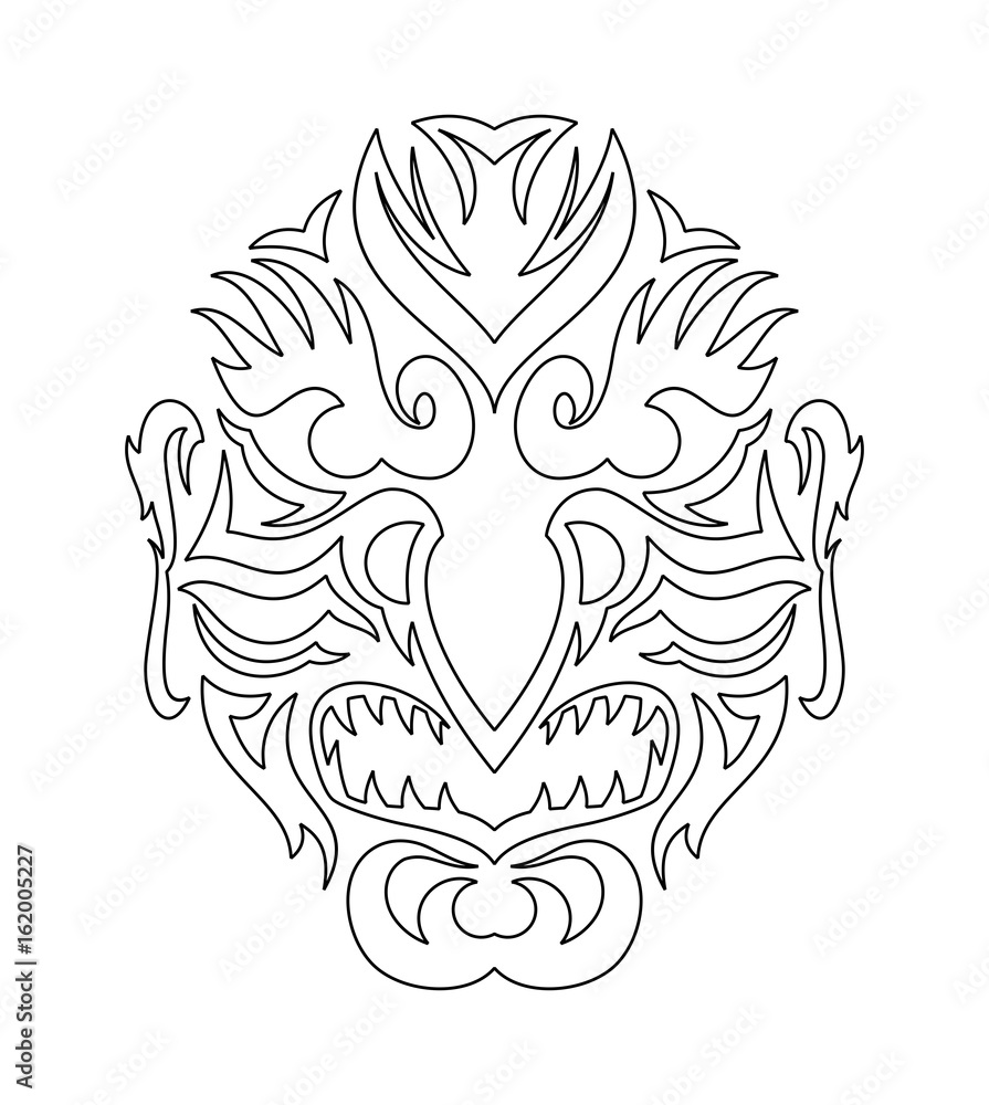 Evil Tribal Masks