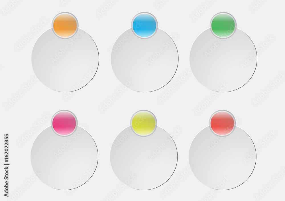 Vector info graphics for business presentations Or Web bubble icons ...