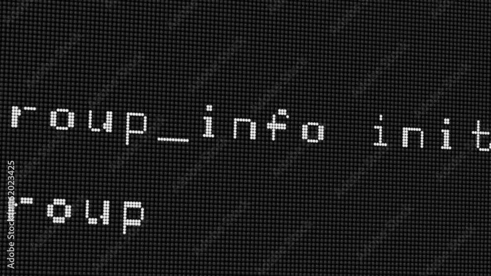 Hacker code running down a computer screen terminal Stock Video | Adobe ...