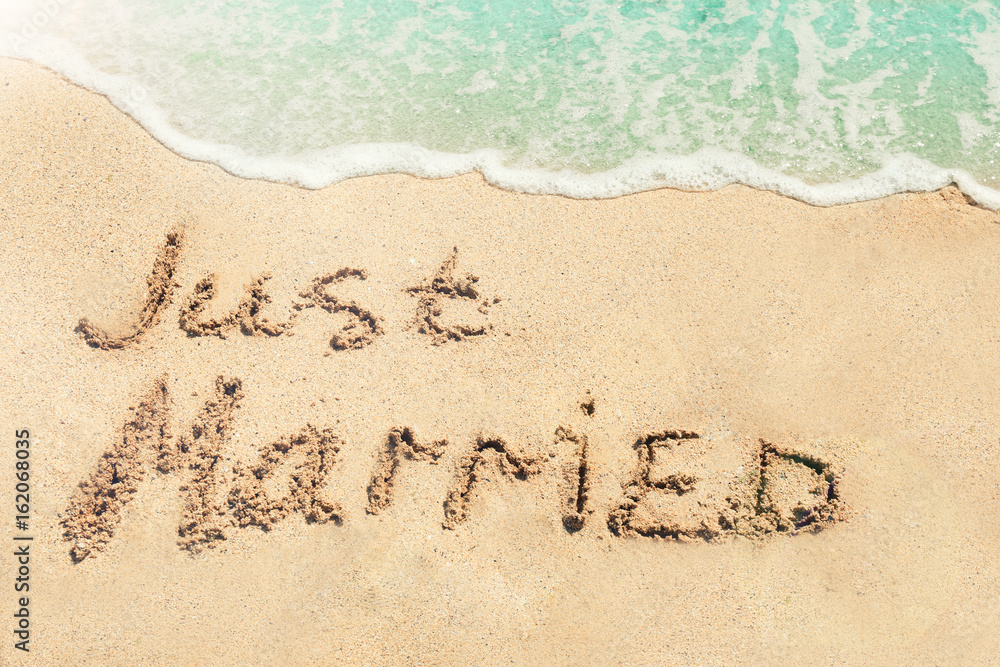 Just Married Sand