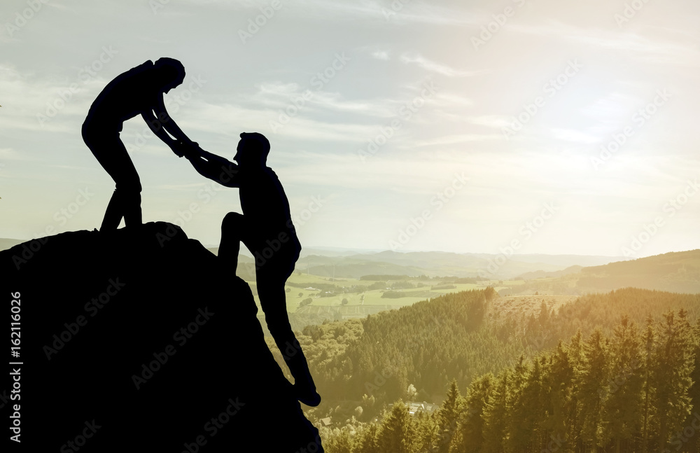 Helping Hand Silhouette