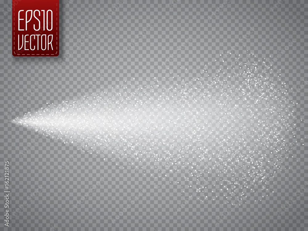 Spray vector effect isolated on transparent background. Stock Vector ...