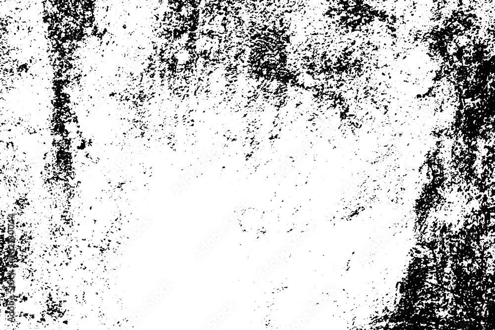 Weathered vector texture. Black grit on transparent background. Stock ...