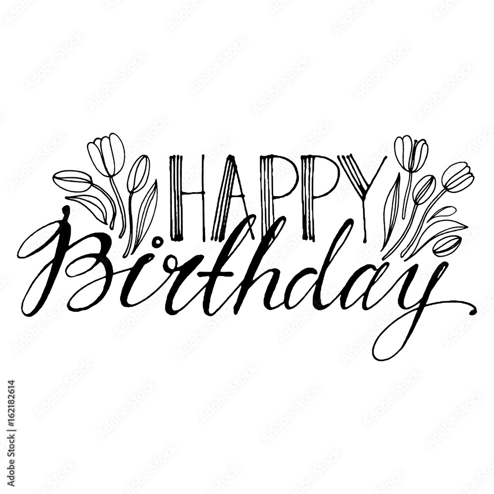 Happy Birthday Handwriting