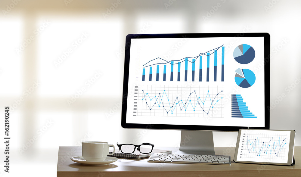 Statistics Analysis Business Data Diagram Growth Increase Marketing ...
