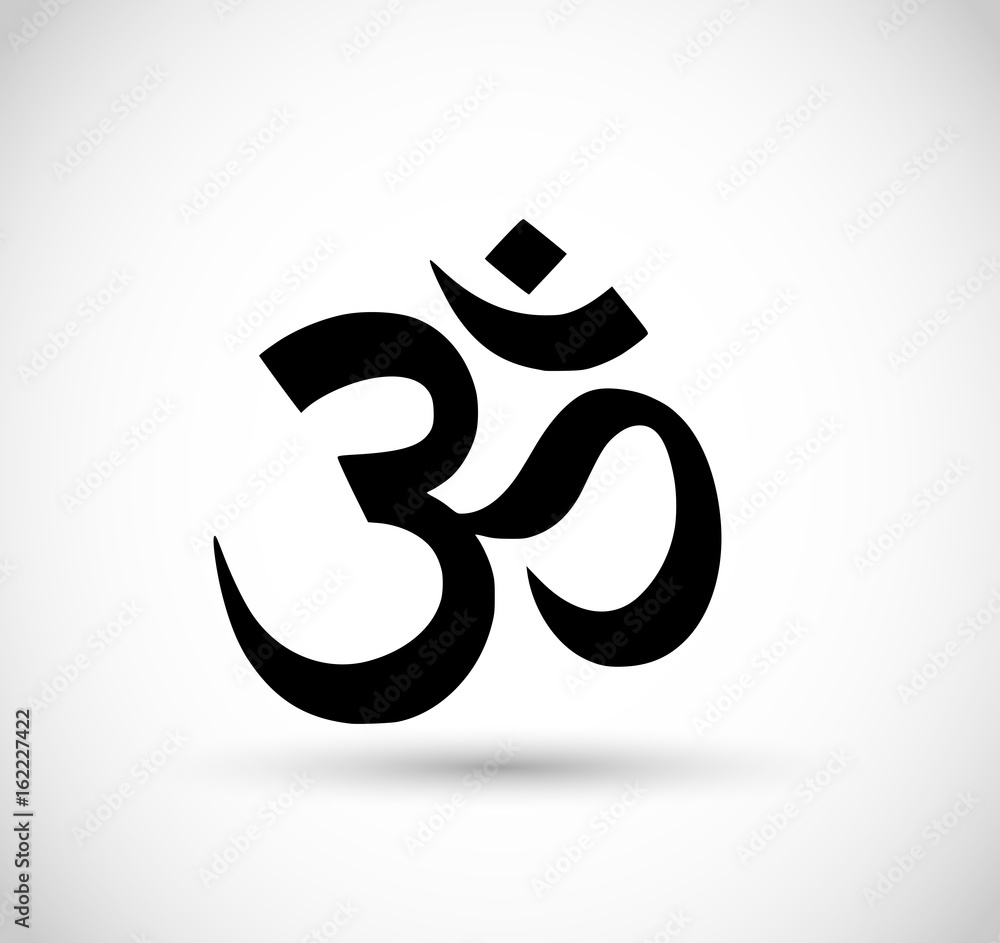 Om sign vector Stock Vector | Adobe Stock