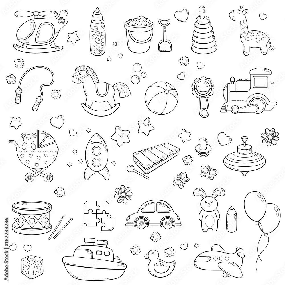 Background, texture, backdrop, pattern, wallpaper with children cartoon ...