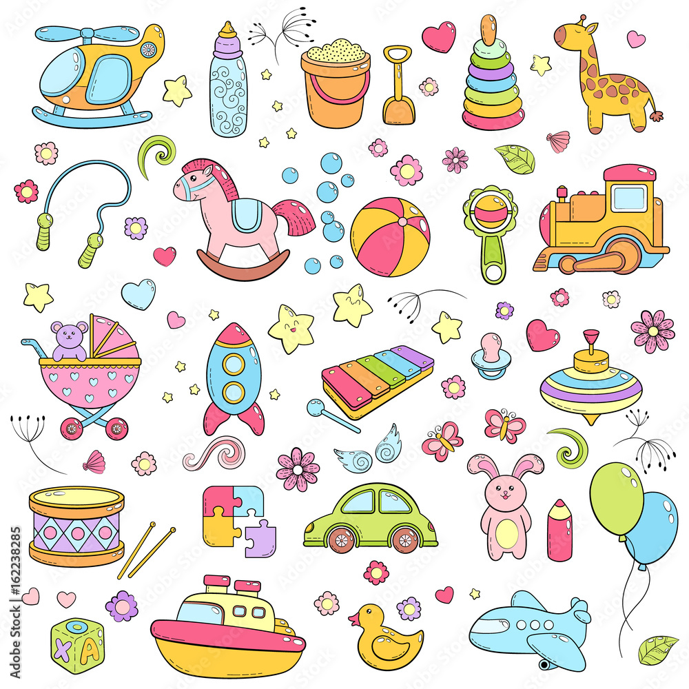 Background, texture, backdrop, pattern, wallpaper with children cartoon ...