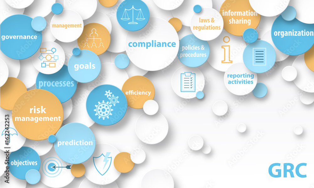 GRC Vector Concept Banner Stock Vector | Adobe Stock