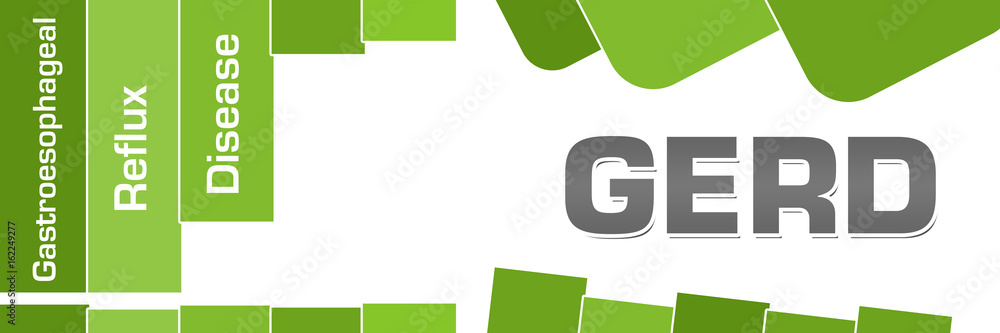 GERD - Gastroesophageal Reflux Disease Green Stripes Text Stock ...