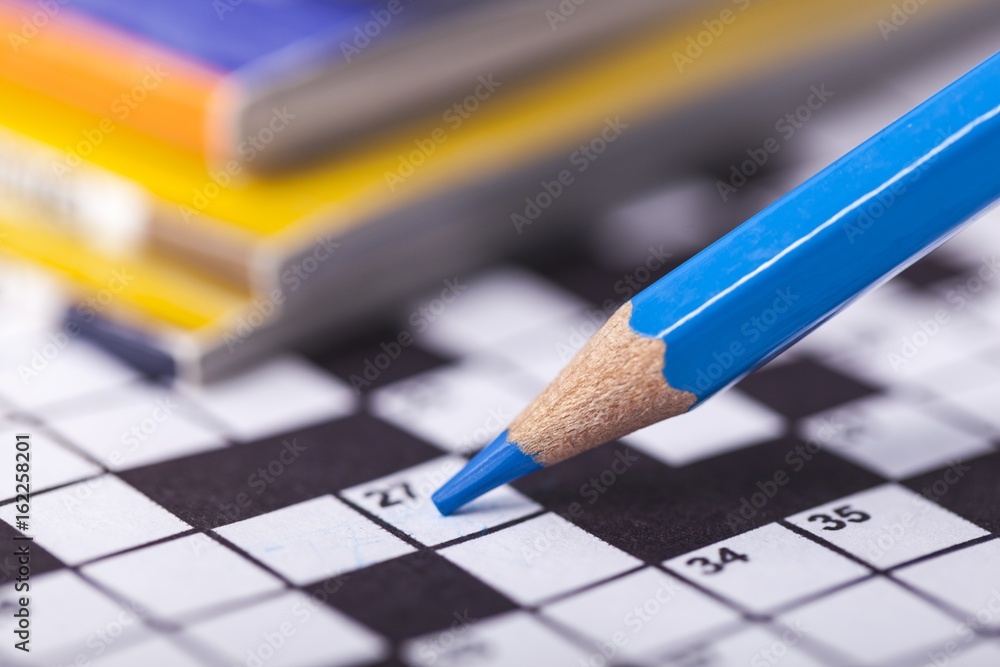 Crossword. Stock Photo | Adobe Stock