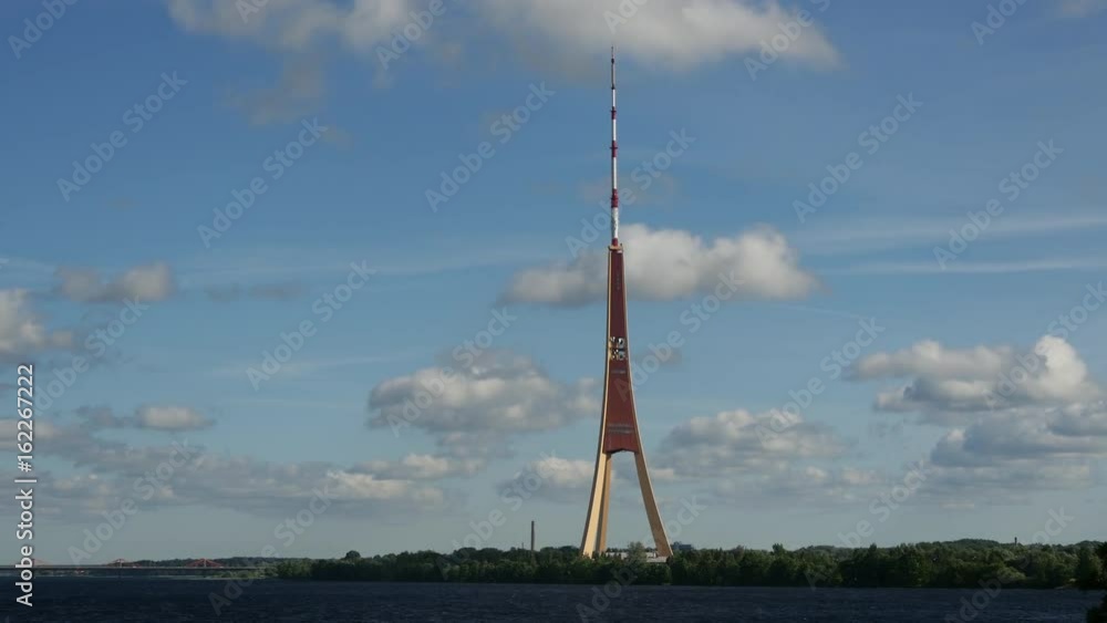 Time lapse from the Riga Radio and TV Tower the tallest structure in ...