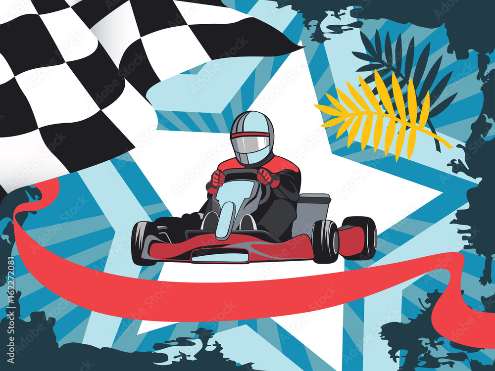 Karting, Layout on a sports theme, Kart, Competition, Championship ...
