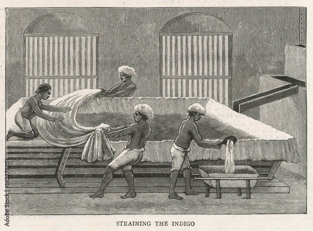 Indigo Factory - India. Date: 1887 Stock Photo | Adobe Stock