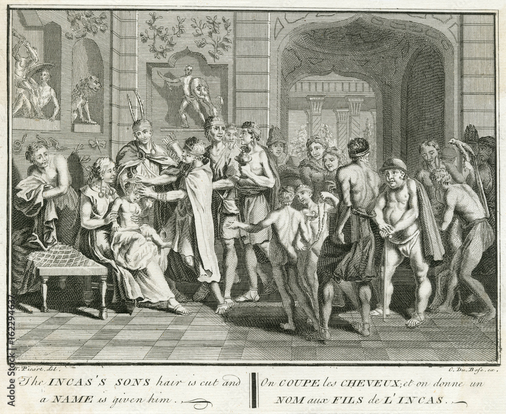 Inca Baptism Peru. Date: 15th century Stock Photo | Adobe Stock