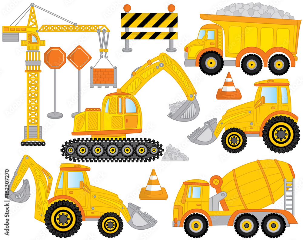 Construction Equipment Clipart