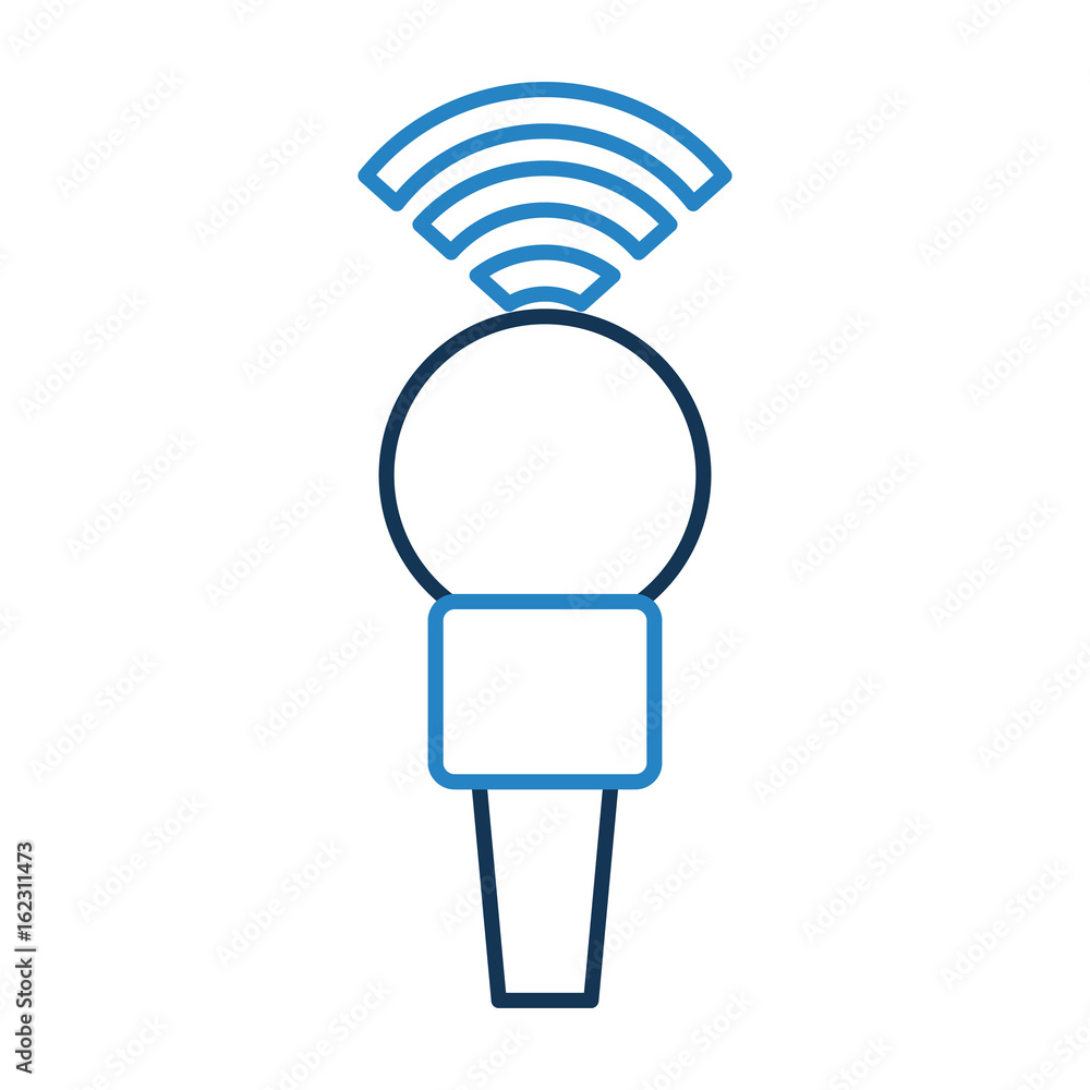 Professional microphone transmit icon vector illustration design ...