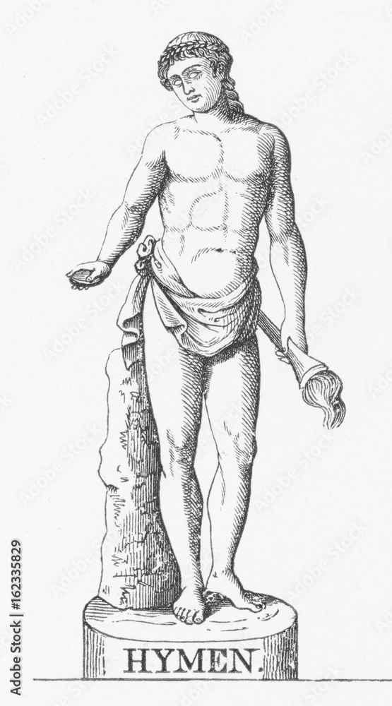 Classical Myth - Hymen Stock Photo | Adobe Stock