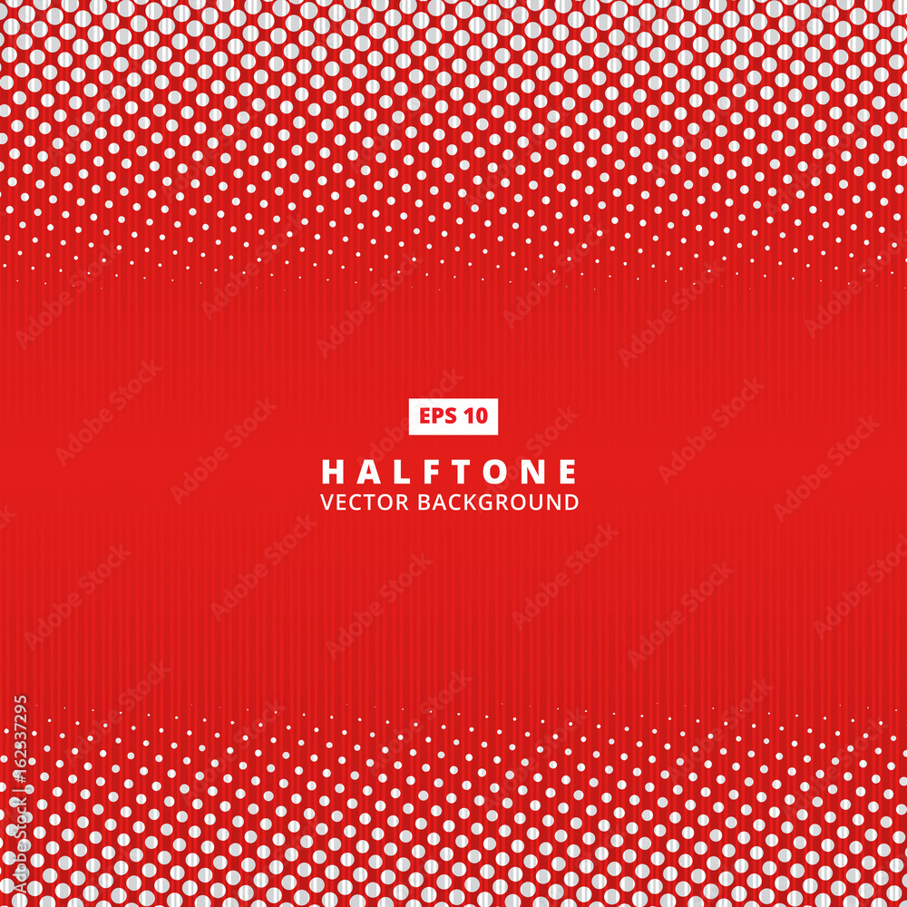 Abstract red dotted line vector halftone effect background Stock Vector ...