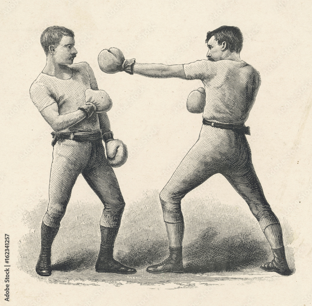 Boxing Retreat - circa 1890. Date: circa 1890 Stock Photo | Adobe Stock