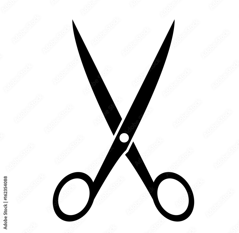 forbici, forbice, icona, Stock-Vektorgrafik | Adobe Stock