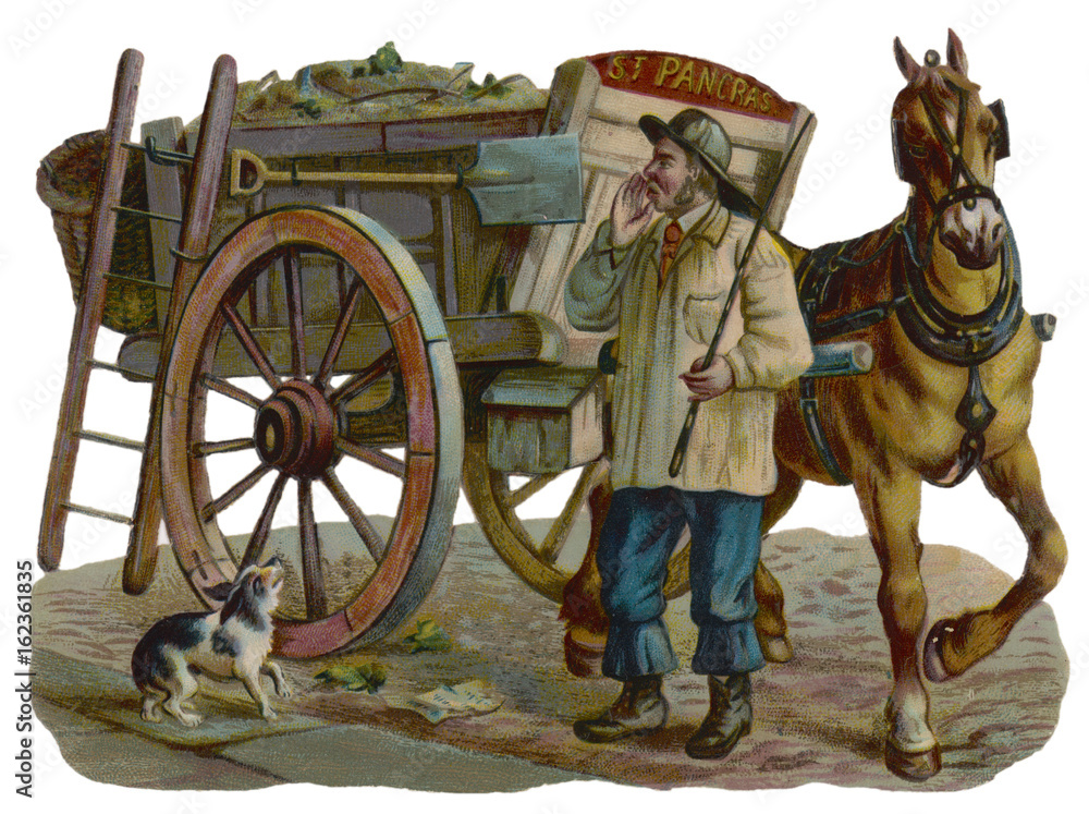 Poster Dustman. Date: late 19th century – Wall Art | UkPosters