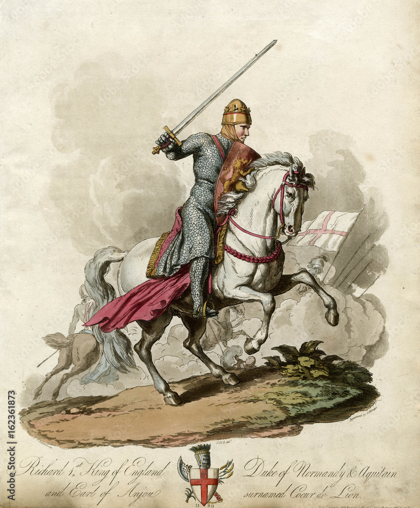 King Richard I Stock Photo | Adobe Stock