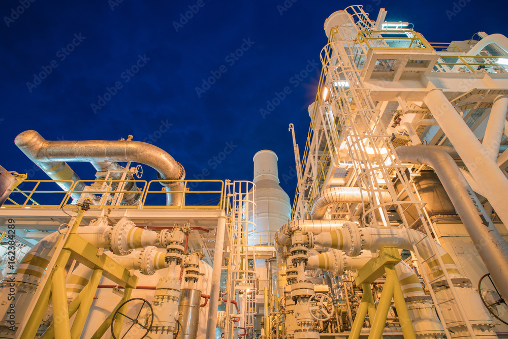 Offshore oil and gas industry at gas compression and waste heat ...