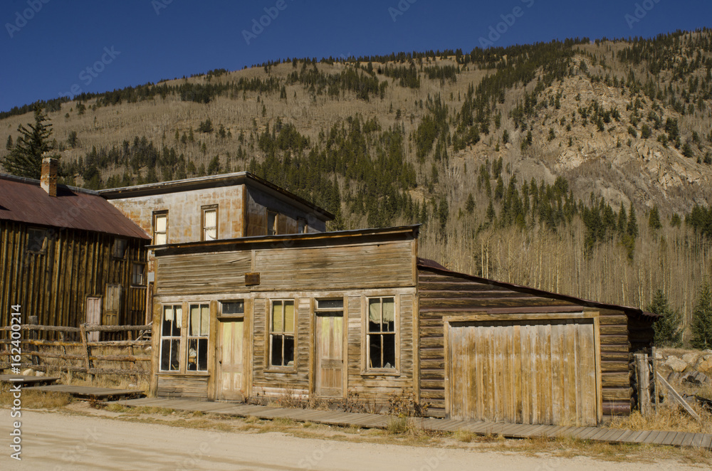 Poster Abandoned Buildings in Ghost Town – Wall Art | UkPosters