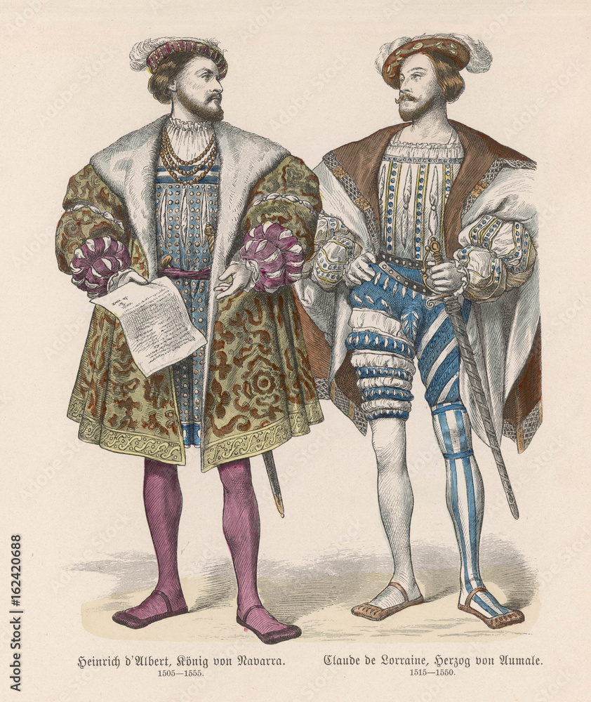 16th Century Fashion Men